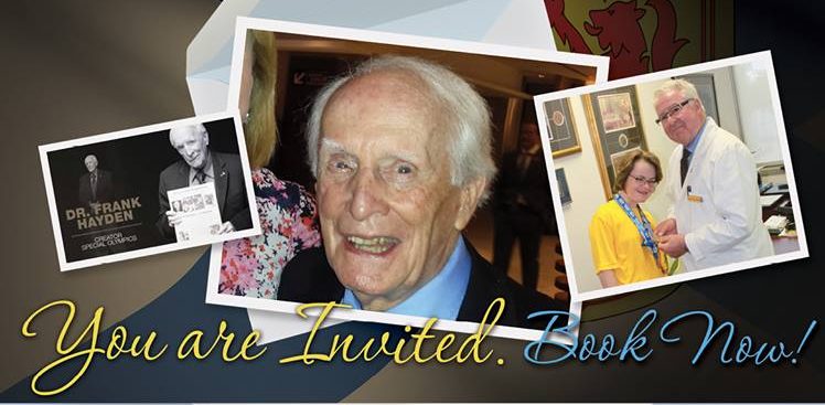 Dr. Bill Stanish Luncheon - October 20th - Special Olympics Nova Scotia